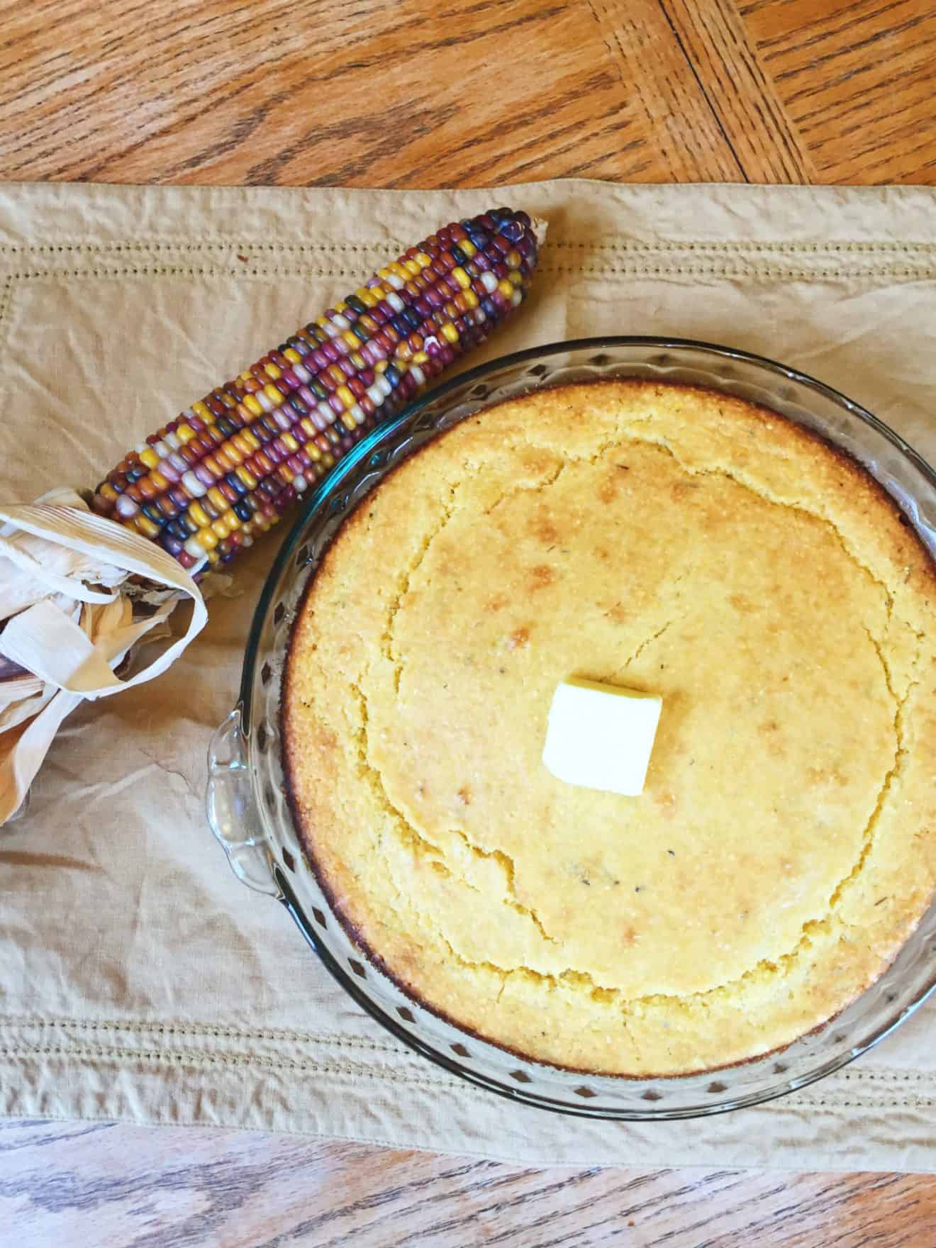 Rosemary Polenta Cornbread - The Midwest Kitchen Blog