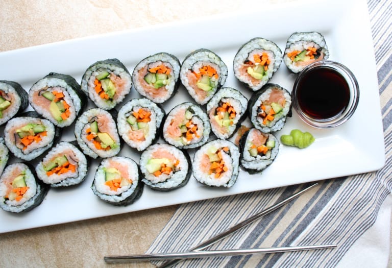 Easy Homemade Sushi Rolls (Step by Step Recipe!) - The Midwest Kitchen Blog