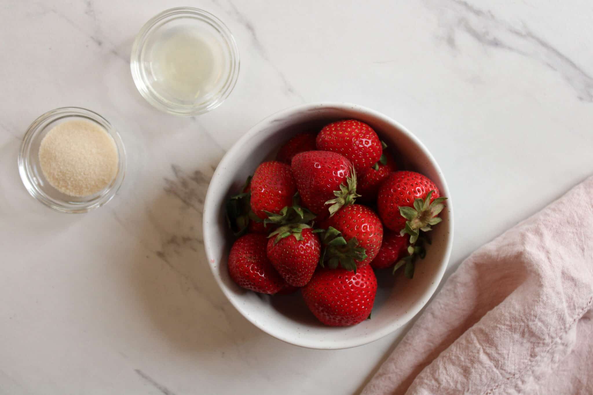 Homemade Fresh Strawberry Ice Cream Recipe - The Midwest Kitchen Blog