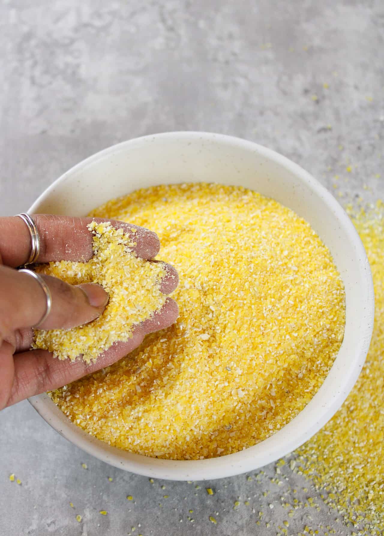 Creamy Polenta with Sauteed Greens and Mushrooms - The Midwest Kitchen Blog