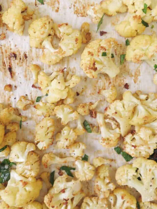 Easy Roasted Cauliflower Recipe - The Midwest Kitchen Blog