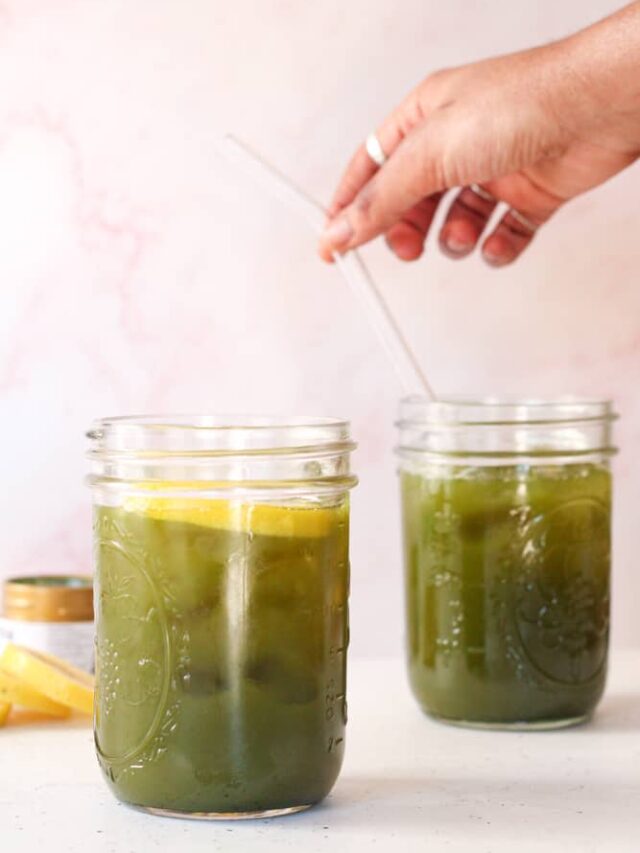 Matcha Lemonade - The Midwest Kitchen Blog