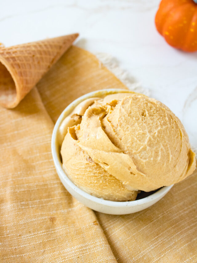 Pumpkin Spice Ice Cream In Ninja Creami - The Midwest Kitchen Blog