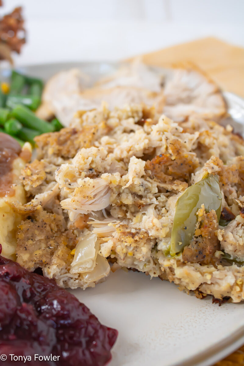 Grandpa's Southern Turkey Cornbread Dressing Recipe - The Midwest ...