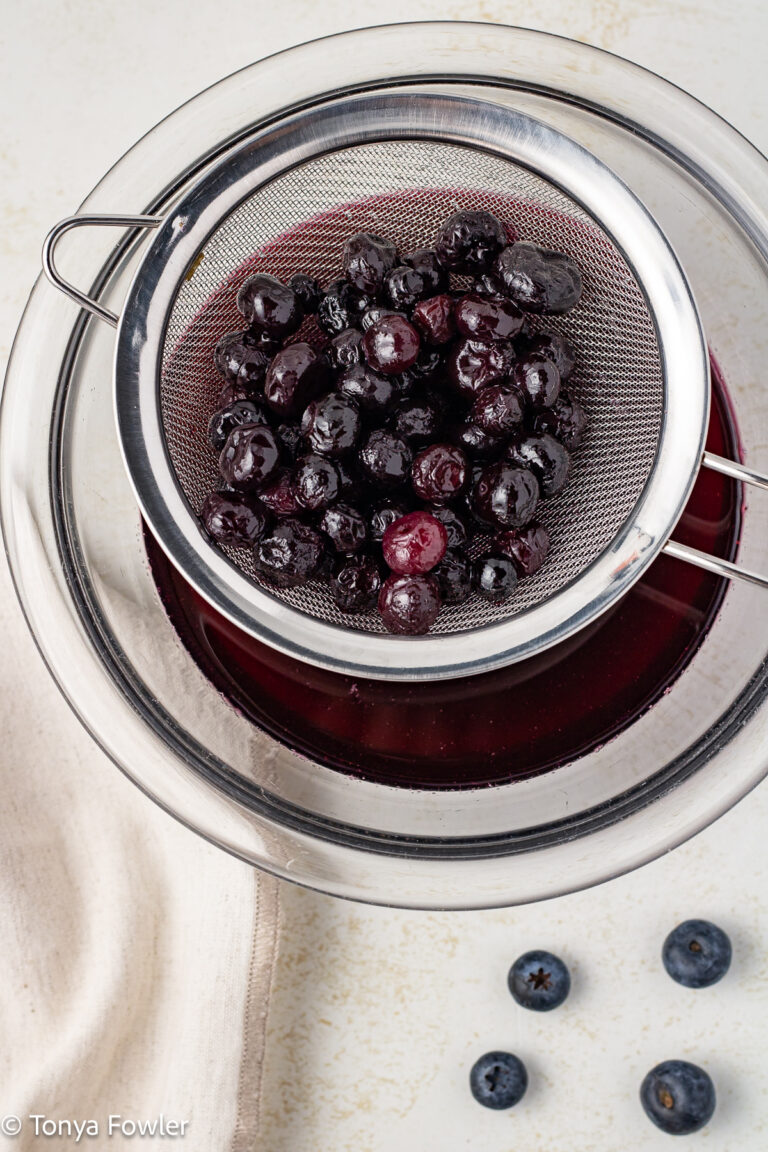 Blueberry Simple Syrup - The Midwest Kitchen Blog