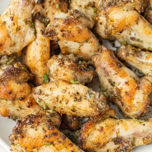Baked Ranch Chicken Wings - The Midwest Kitchen Blog