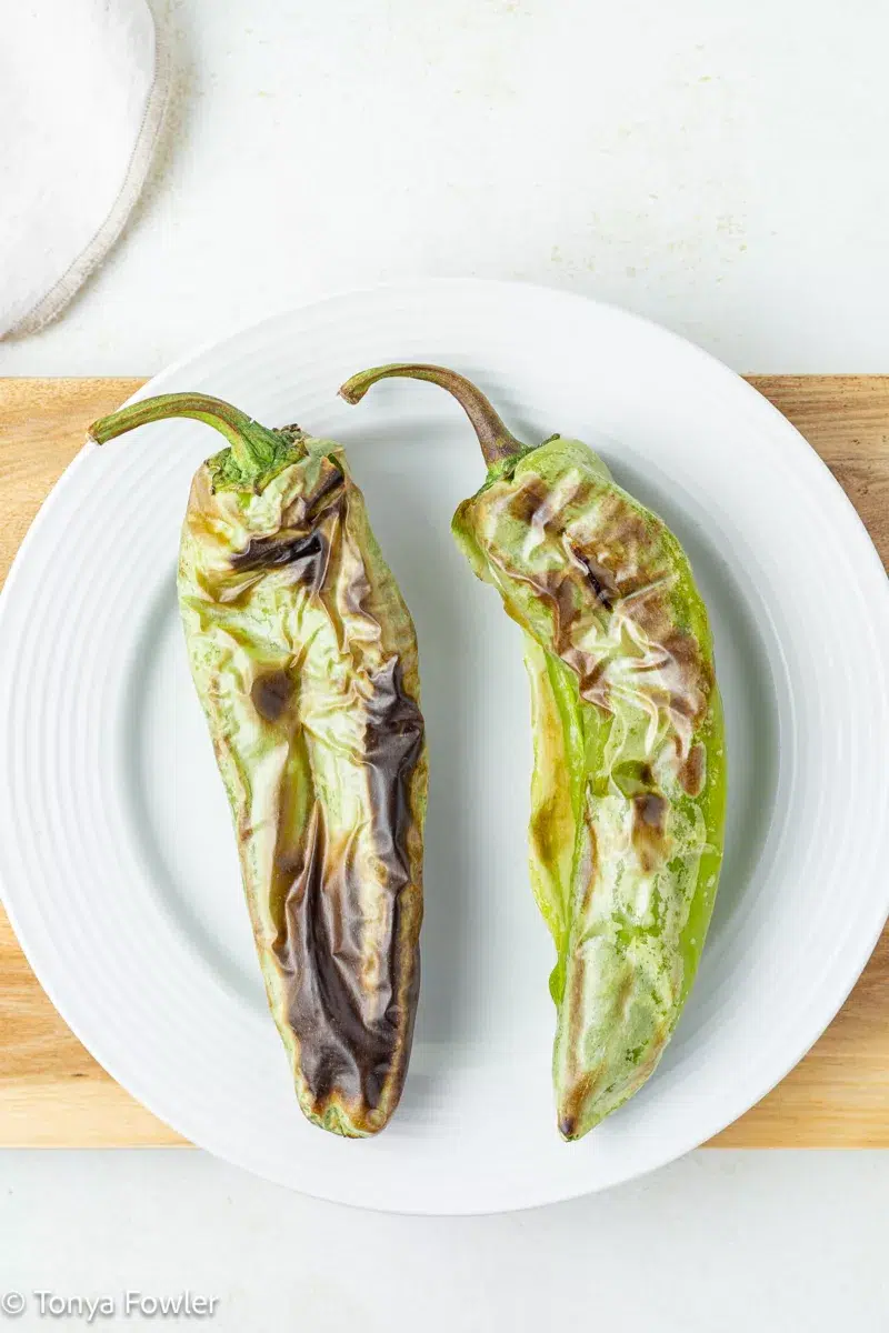 Leftover Brisket Enchiladas with Hatch Chiles - The Midwest Kitchen Blog