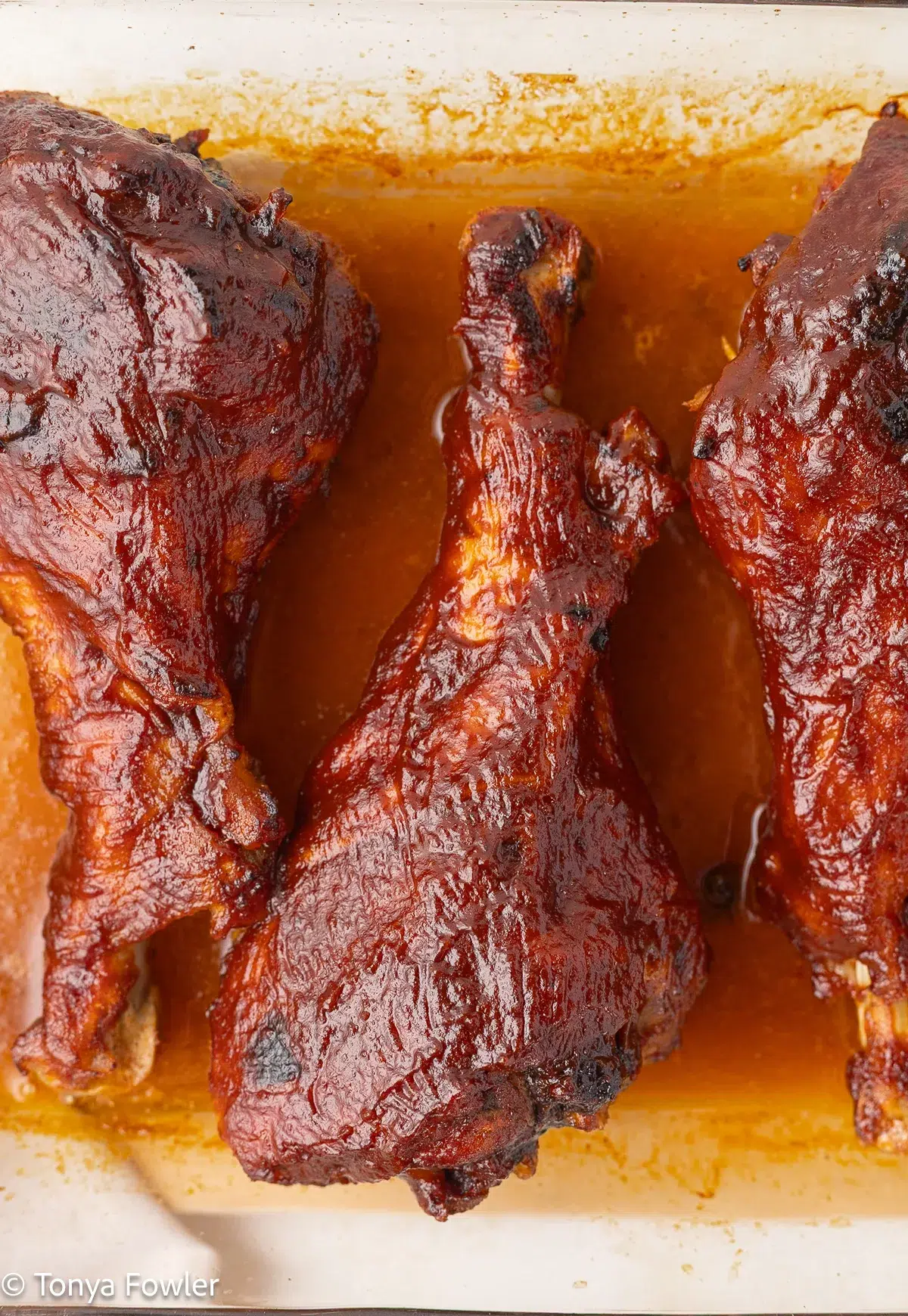 Oven-Baked BBQ Turkey Legs - The Midwest Kitchen Blog