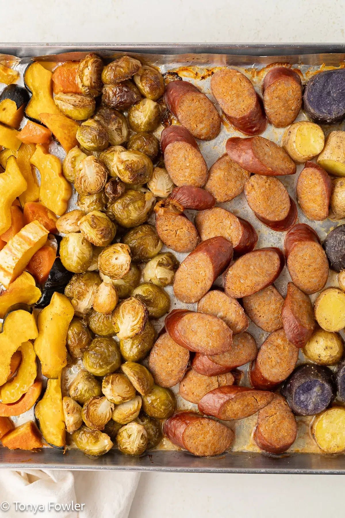 Sheet Pan Turkey Sausage with Fall Squash and Potatoes - The Midwest ...
