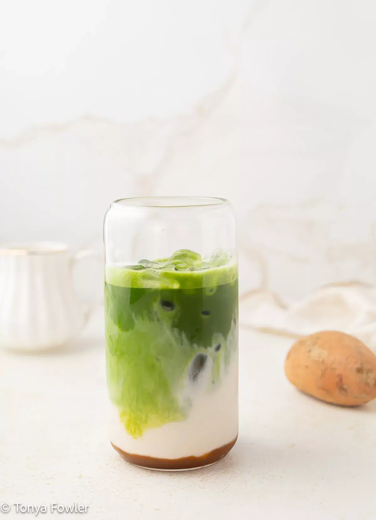 Sweet Potato Matcha Latte - The Midwest Kitchen Blog