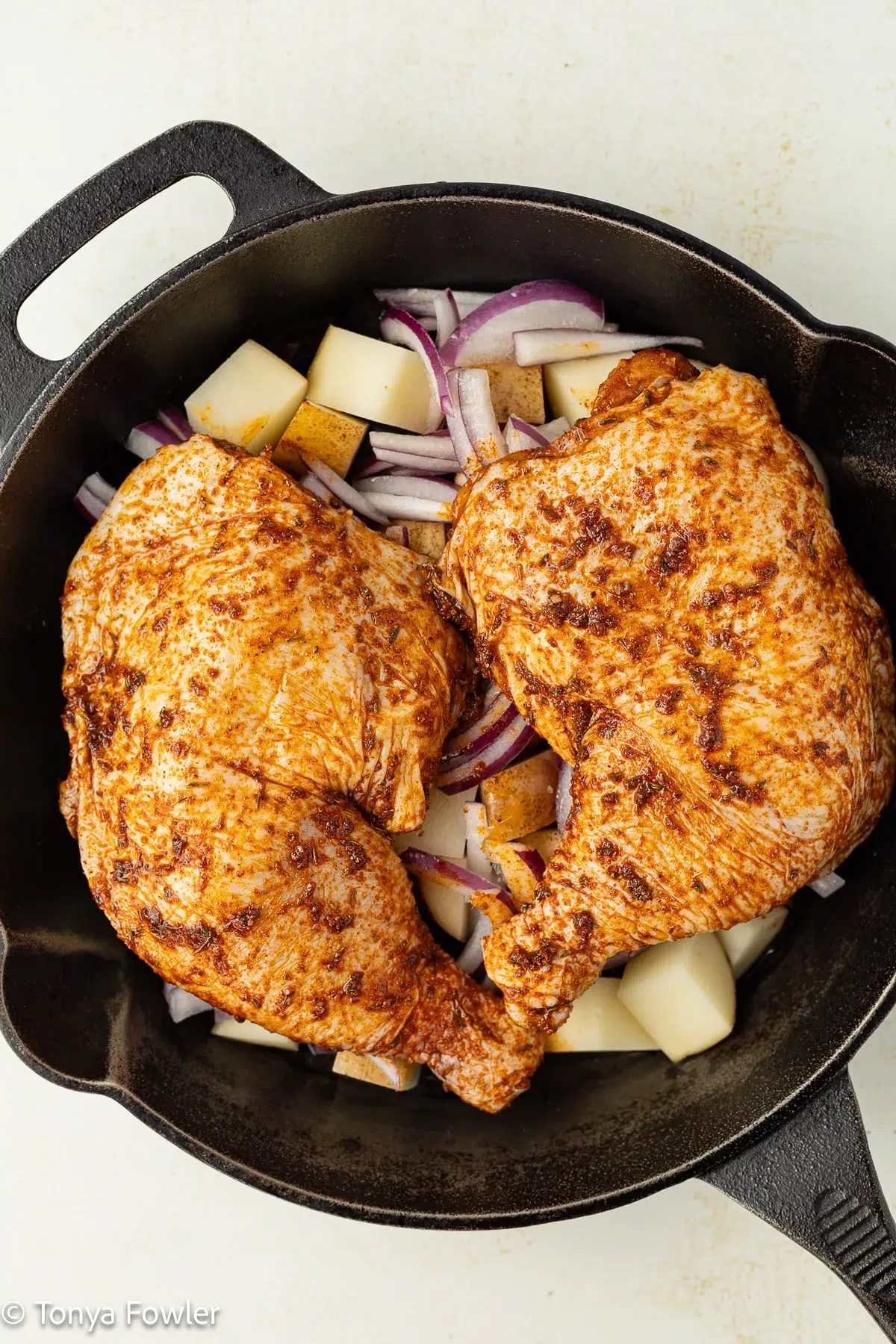 Roasted Cajun Chicken with Green Beans and Potatoes - The Midwest ...